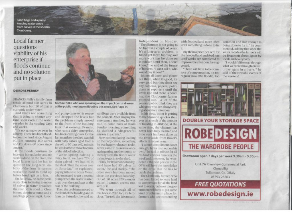Newspapers – Save Our Shannon Organisation